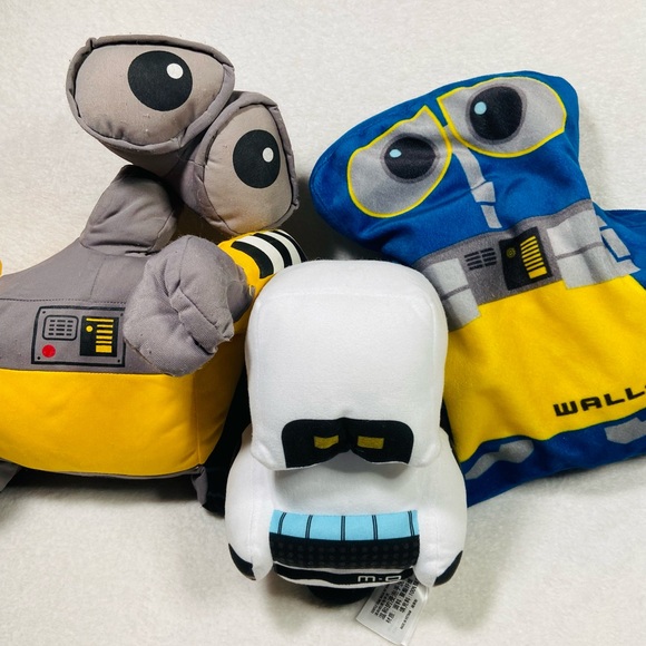 Toys | Disney Pixar Wall E Plush Toy Lot Walle Pillow Mo Plush | Poshmark